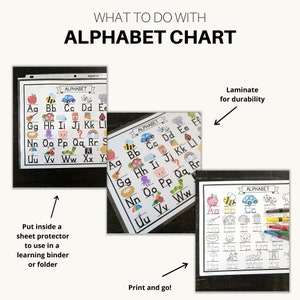 Alphabet Printable, Alphabet Chart, Beginning Sounds, Alphabet Coloring ...