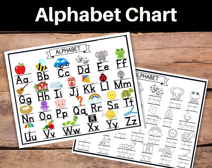 Alphabet Matching, Uppercase & Lowercase, Letter Match Printable, Bee ...