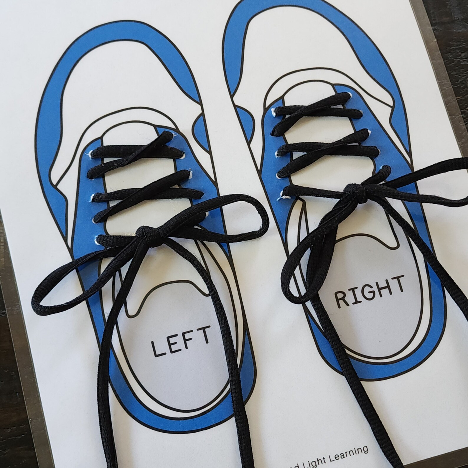 Tying Shoes Activity, Shoe Lacing Cards, Shoe Tying Practice, Kids Life ...