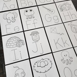 Alphabet Flashcards, Preschool Flashcards, Alphabet Coloring Pages, ABC ...