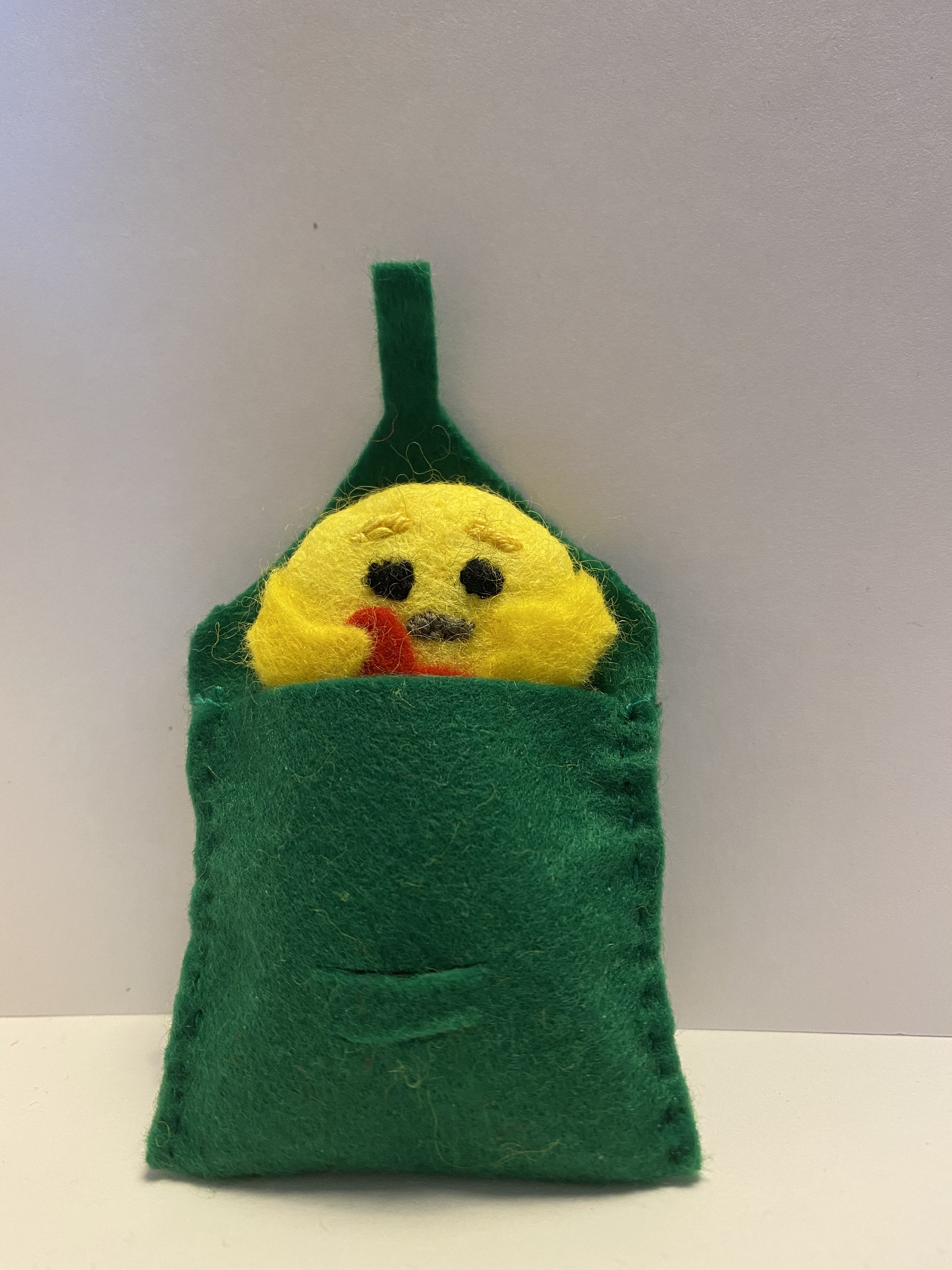 Felt Pocket Hug Hug From a Distance Felt Gift With Option - Etsy