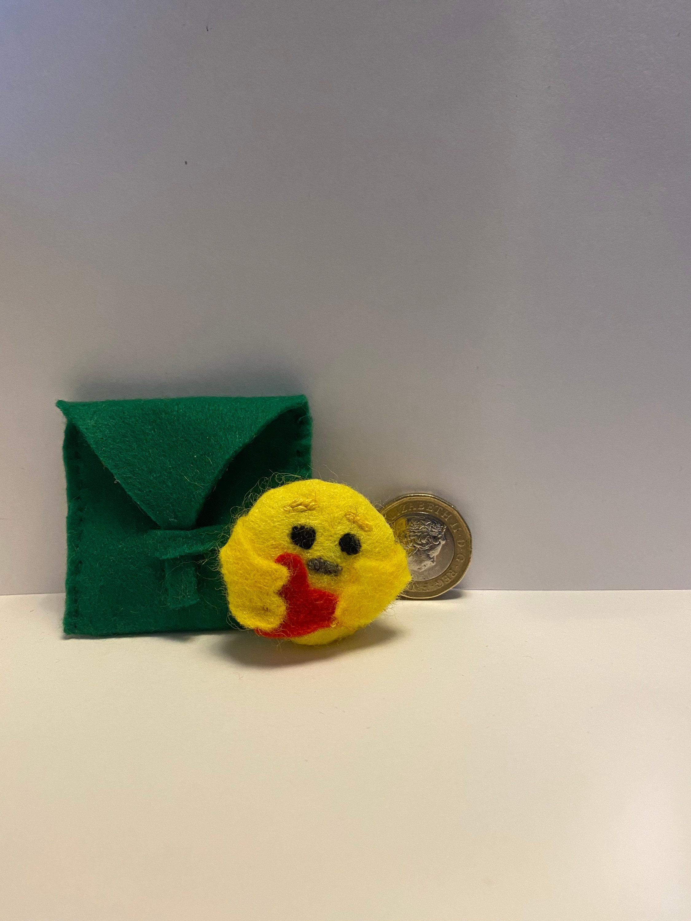 Felt Pocket Hug Hug From a Distance Felt Gift With Option - Etsy