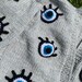 Cardigan for Women,eye Patterned-shaped Handmade Cardigan,evil Eye Knit ...