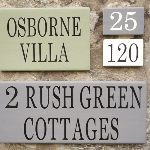 Custom Traditional Hand Painted Framed House Name Sign - Etsy