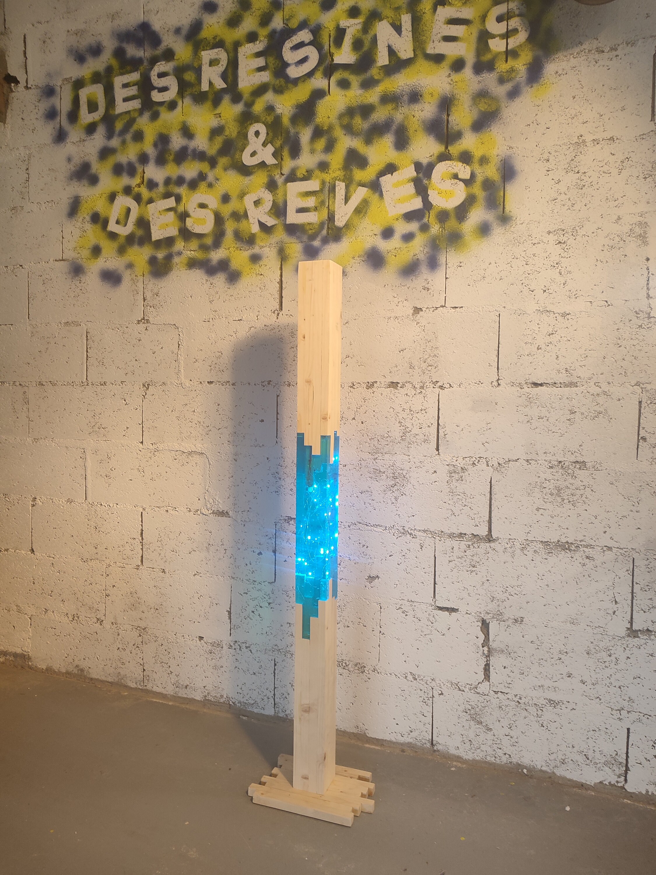 Lamp Epoxy Resin Integrated Leds - Etsy