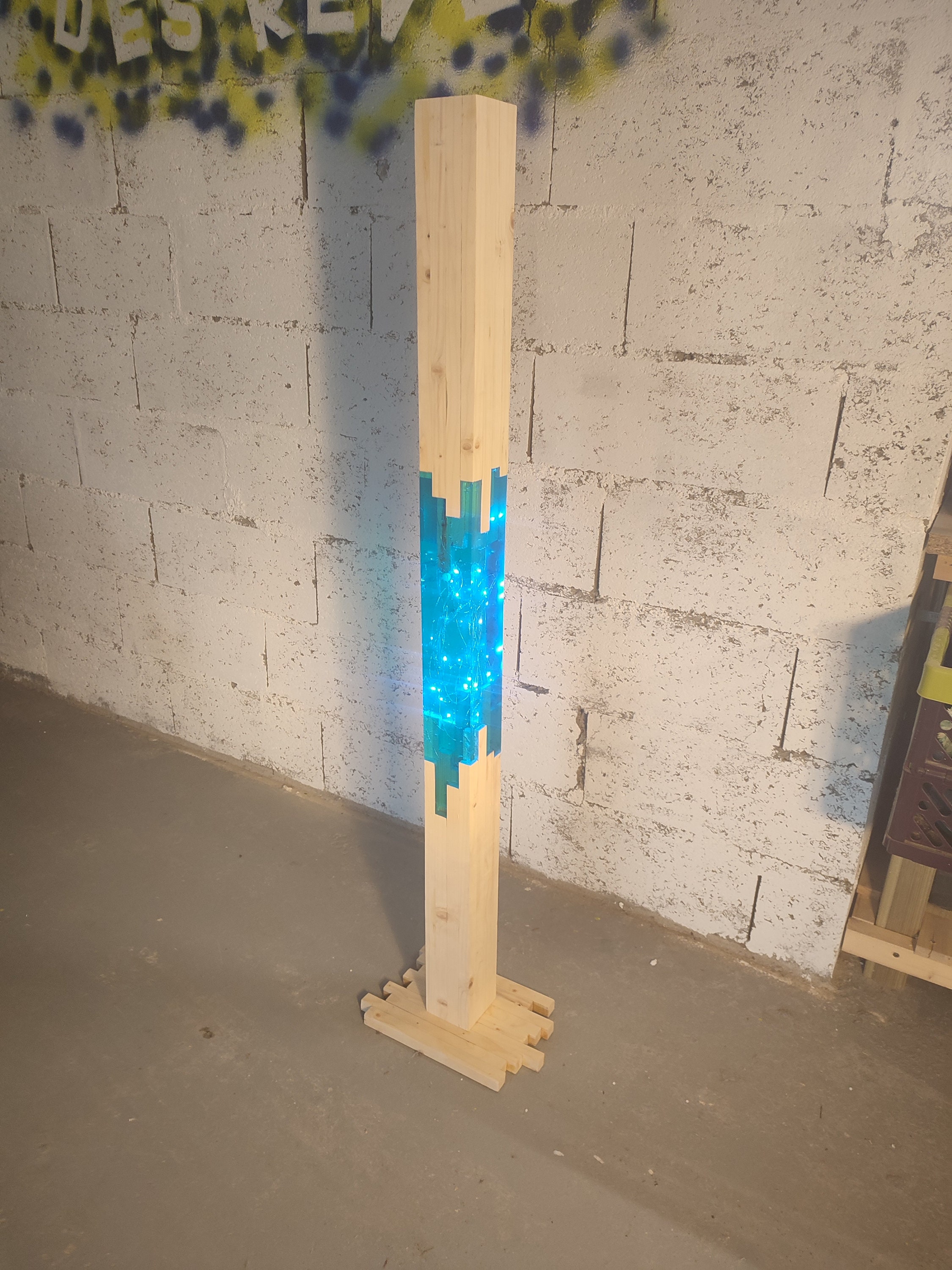 Lamp Epoxy Resin Integrated Leds - Etsy