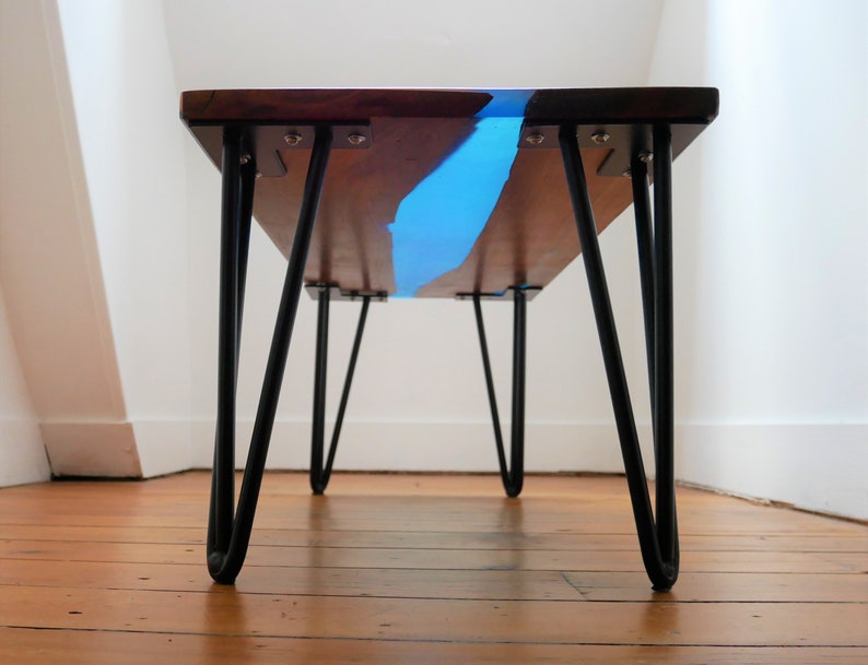 River Table Blue Epoxy Resin - Etsy