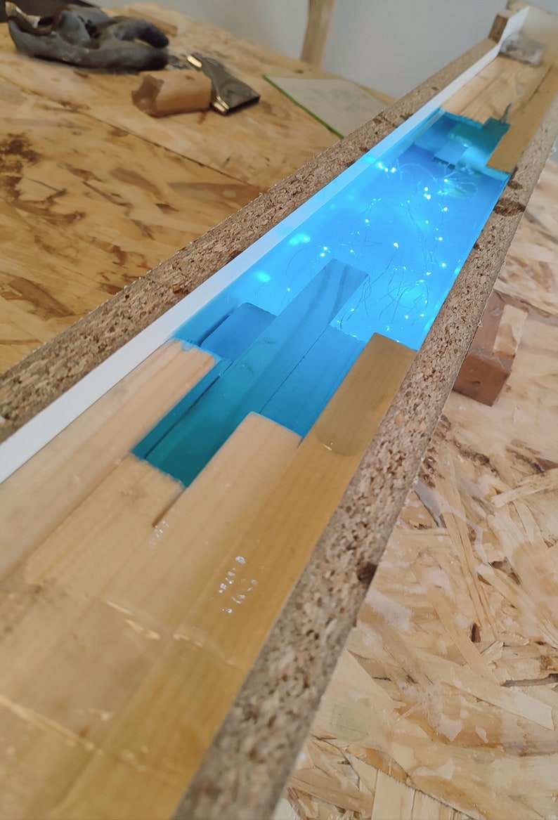 Lamp Epoxy Resin Integrated Leds - Etsy