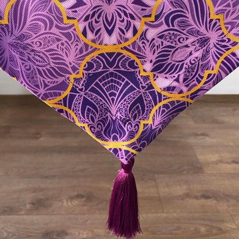 Purple Table Runner - Etsy