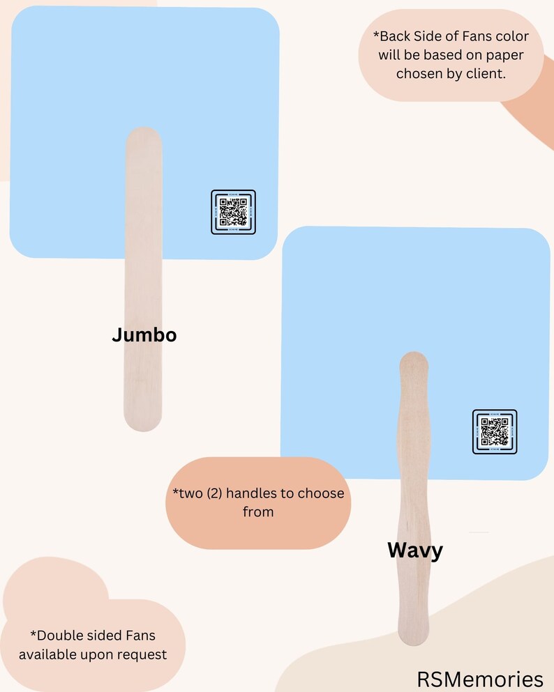 Custom Wooden Handle Hand Fans | Personalized Hand Fans for Birthdays ...