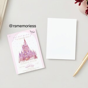 Princess Birthday Invitation | Castle Birthday Invitation | Birthday ...