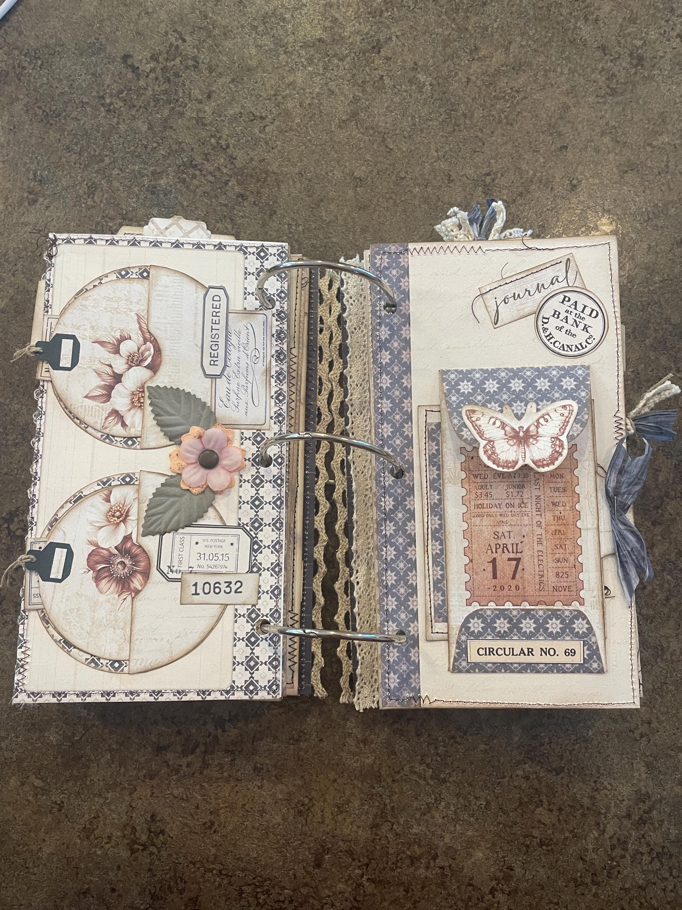 Neutral Butterfly 3-ring Journal - Etsy