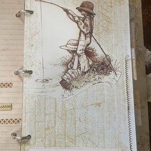 Vintage Holly Hobby Junk Journal, Handmade Journal, Binder Journal ...