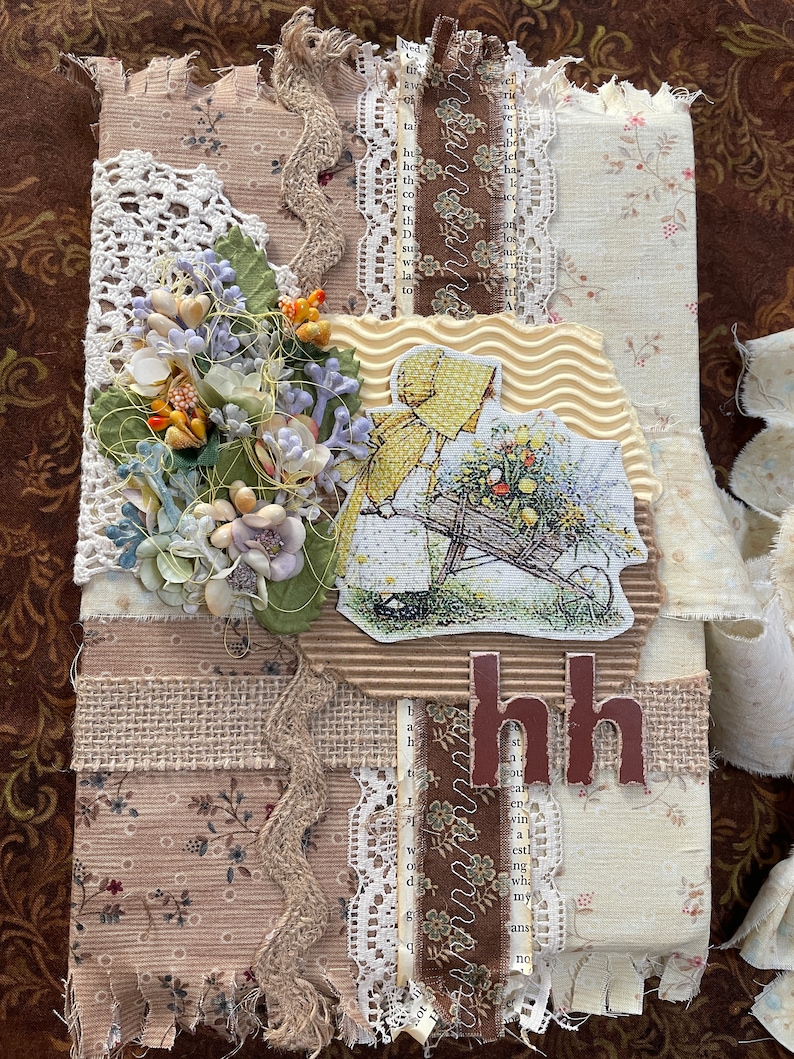 Vintage Holly Hobby Junk Journal, Handmade Journal, Binder Journal ...
