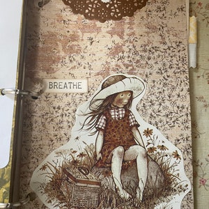 Vintage Holly Hobby Junk Journal, Handmade Journal, Binder Journal ...