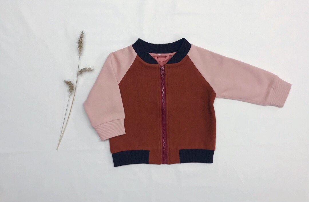 Sweat Jacket for Children Made of Organic Cotton in Color Block Style ...