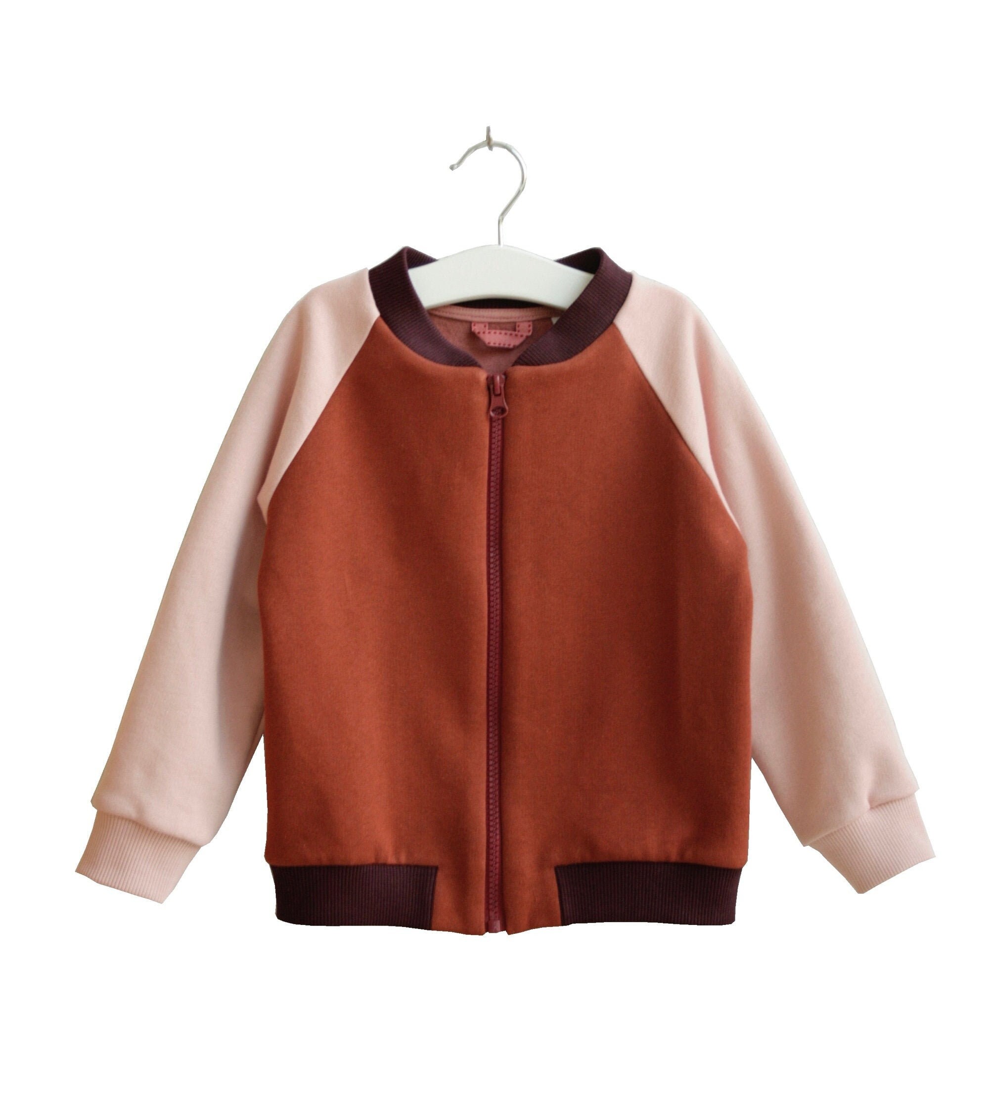 Sweat Jacket for Children Made of Organic Cotton in Color Block Style ...