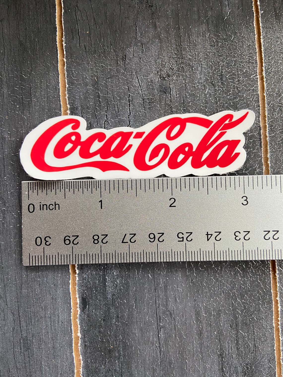 Coca-Cola Coke Logo Soda Sticker Heart Sticker Rainbow | Etsy
