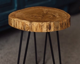 Rustic End Table - Etsy