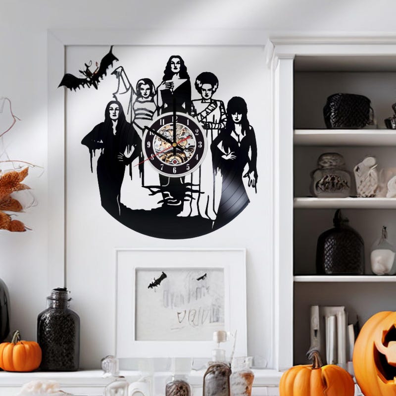 Halloween Clock - Etsy