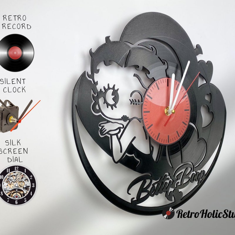 Betty Boop. Clocks - Etsy