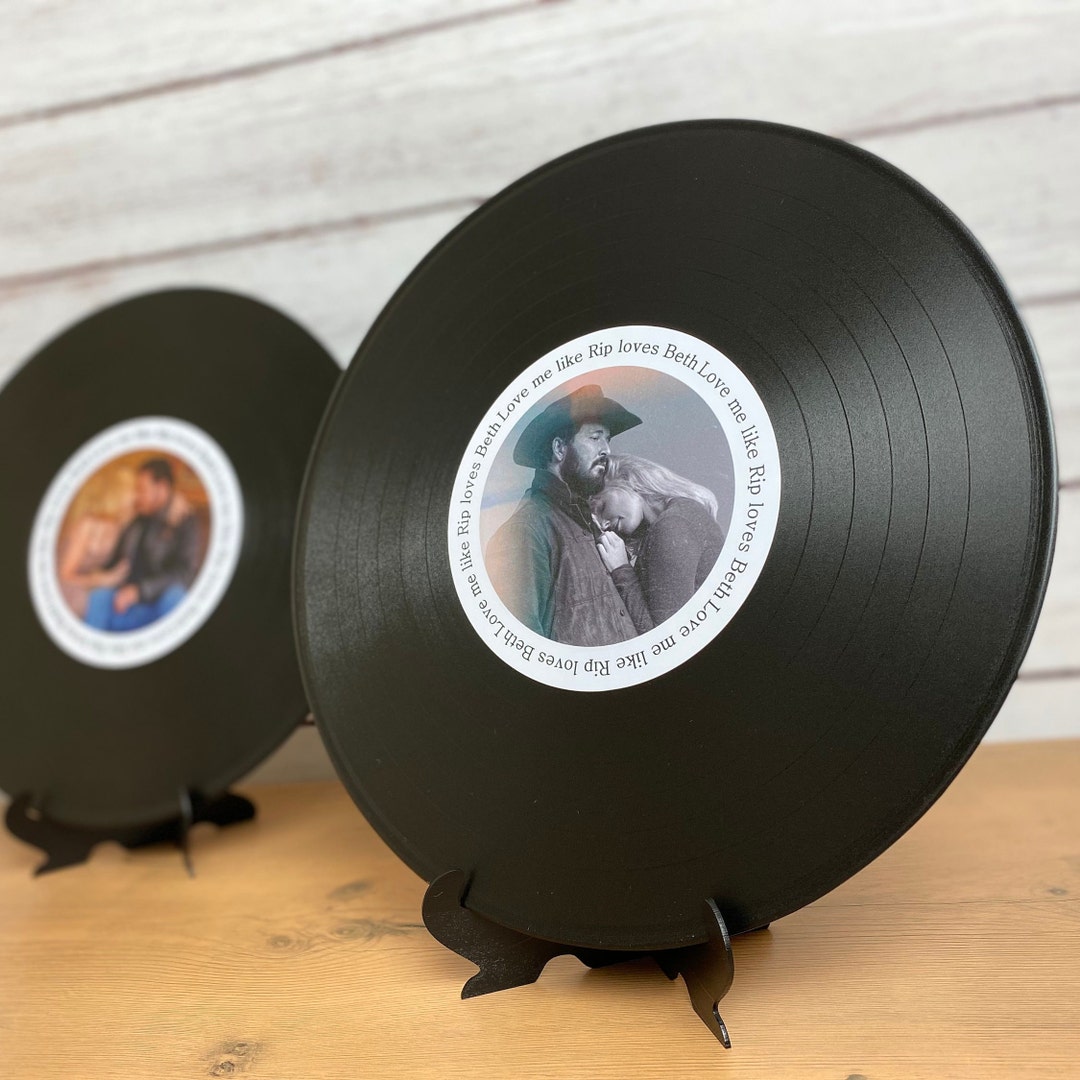 Vinyl Record Label Vinyl Record Sticker Record Guest Book - Etsy