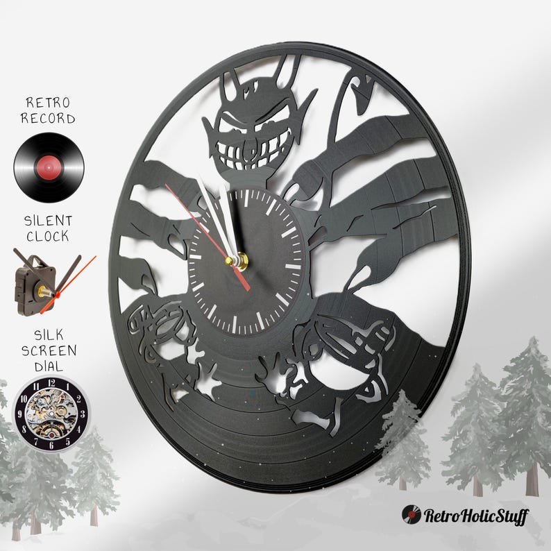 Cuphead Vinyl Record Clock – Retro Gaming Art, Gamer Gift - Etsy