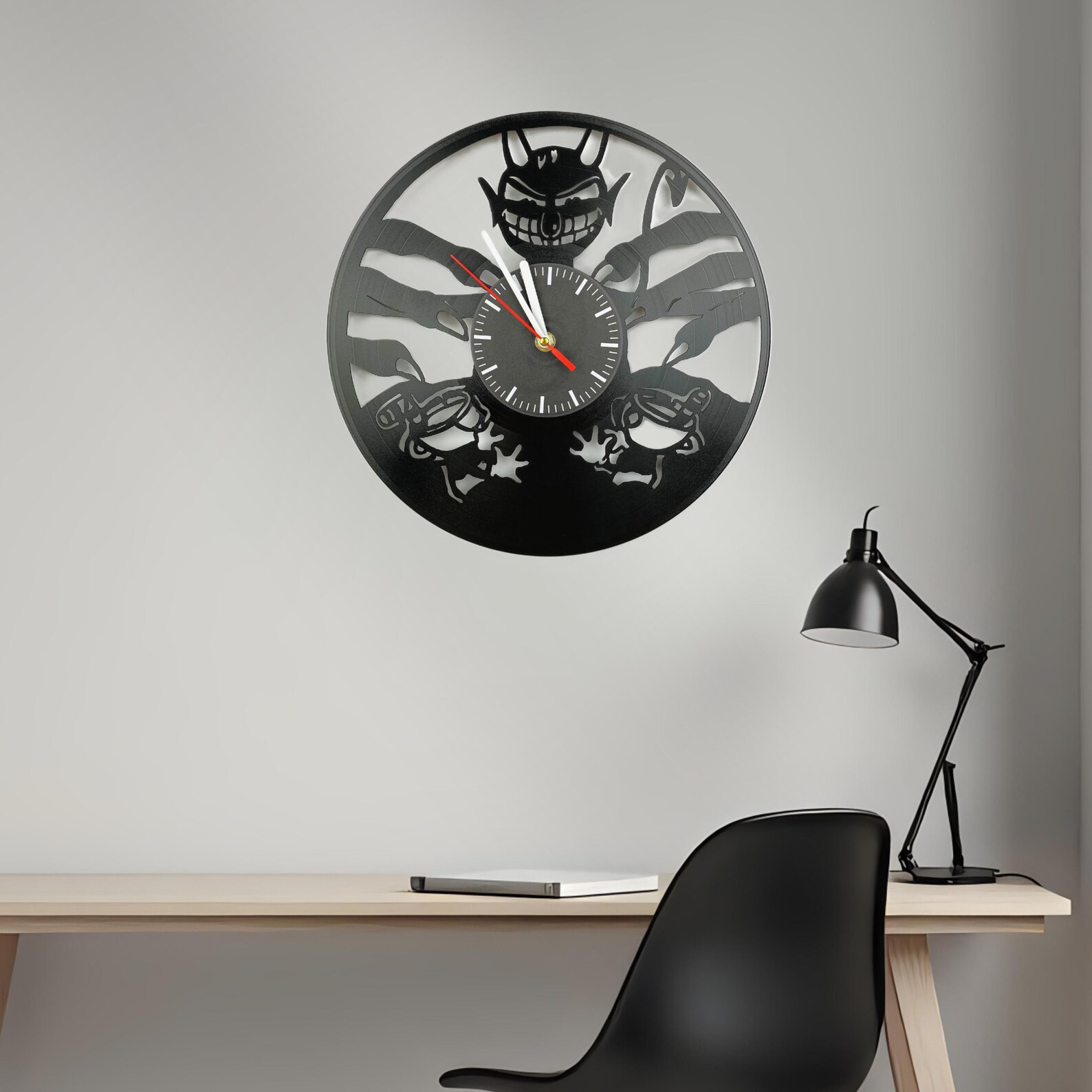 Cuphead Vinyl Record Clock – Retro Gaming Art, Gamer Gift - Etsy