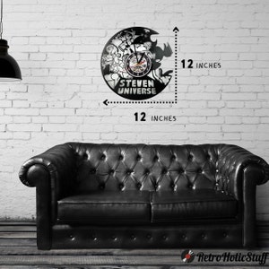 Steven Univers Crystal Gems: Pearl, Garnet, Amethyst Vinyl Record Clock ...