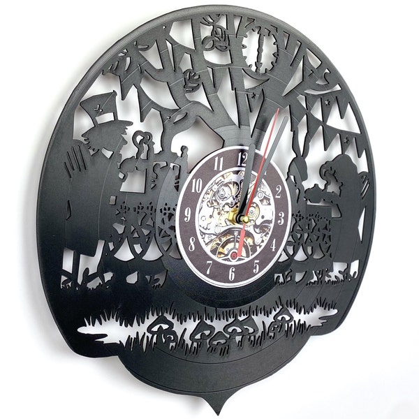 Alice in Wonderland Vinyl Record Clock - Etsy