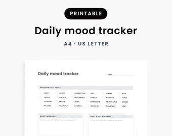 Daily Reflection Log - Etsy