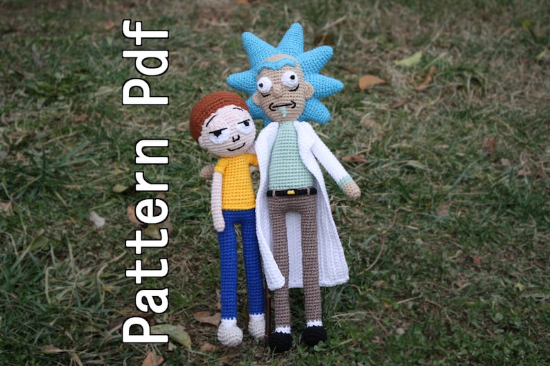 Amigurumi Crochet Patterns - Sci-fi Inspired Rick and Morty Characters ...