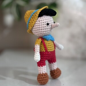 Pinocchio Amigurumi Crochet Pattern – Handmade Plush Toy – Beginner ...