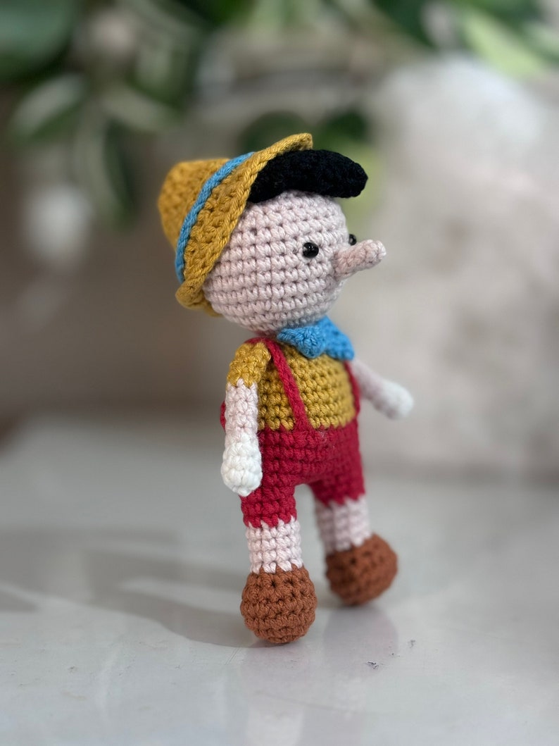 Pinocchio Amigurumi Crochet Pattern – Handmade Plush Toy – Beginner ...