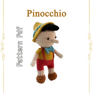 Pinocchio Amigurumi Crochet Pattern – Handmade Plush Toy – Beginner ...