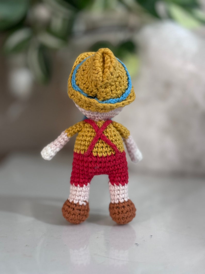 Pinocchio Amigurumi Crochet Pattern – Handmade Plush Toy – Beginner ...