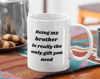 Best Brother Mug Best Brother Gift Worlds Best Brother - Etsy