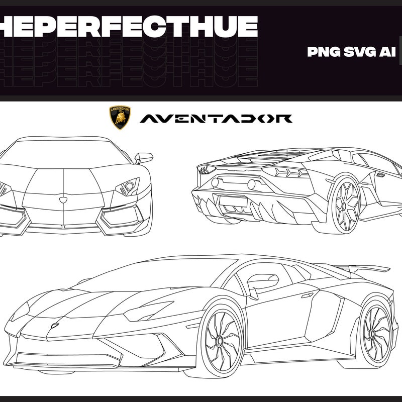 Lamborghini Vector - Etsy