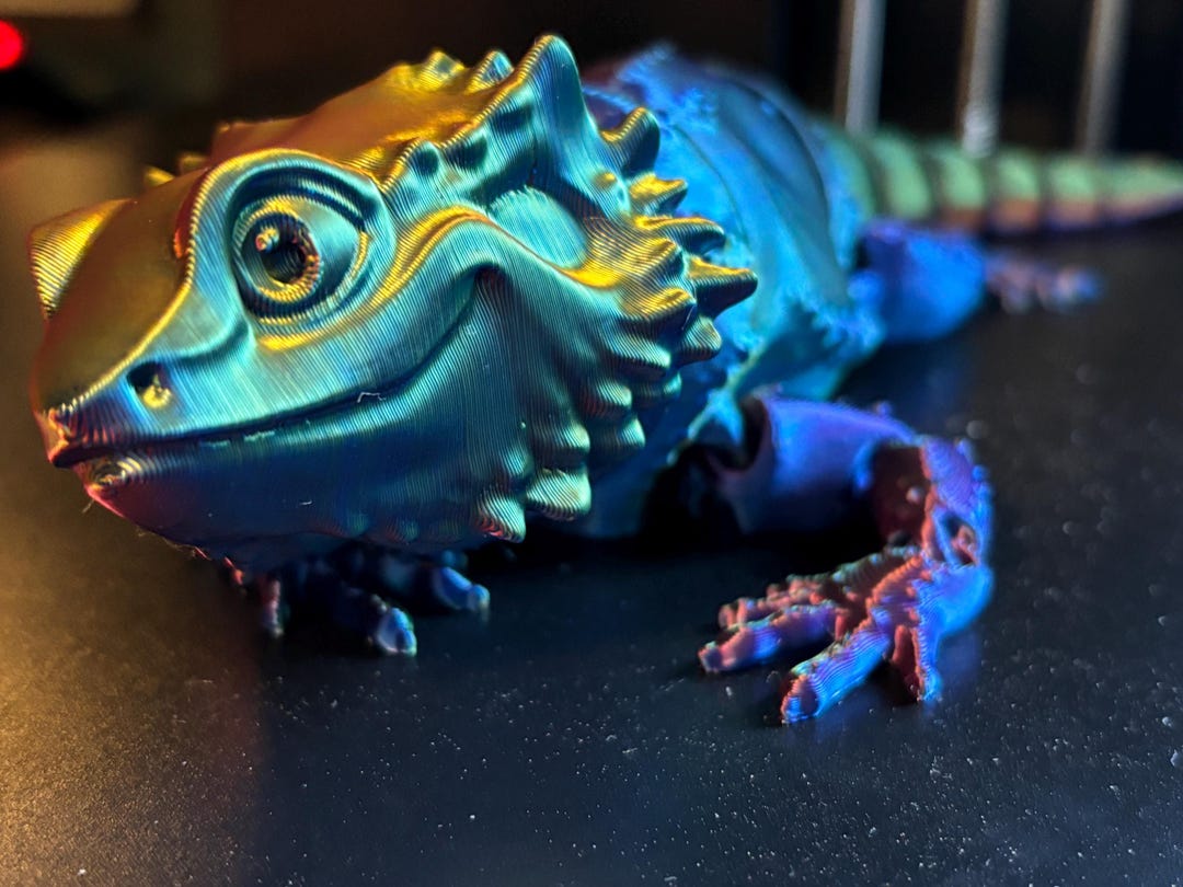3D Printed Chameleon - Etsy