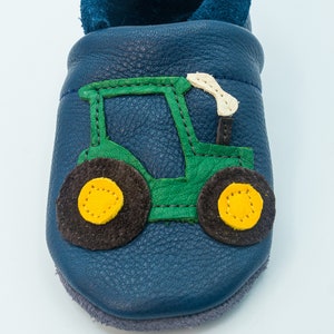 Organic Leather Slippers Tractor / Slip-ons / Vegetable Tanned Leather ...