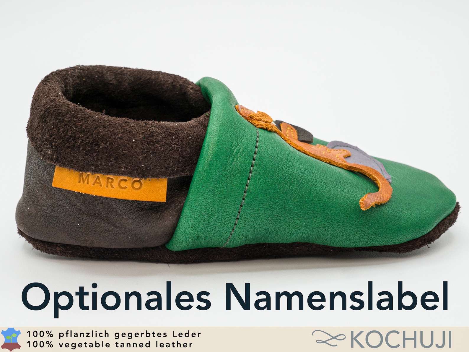 Organic Leather Slippers Tractor / Slip-ons / Vegetable Tanned - Etsy