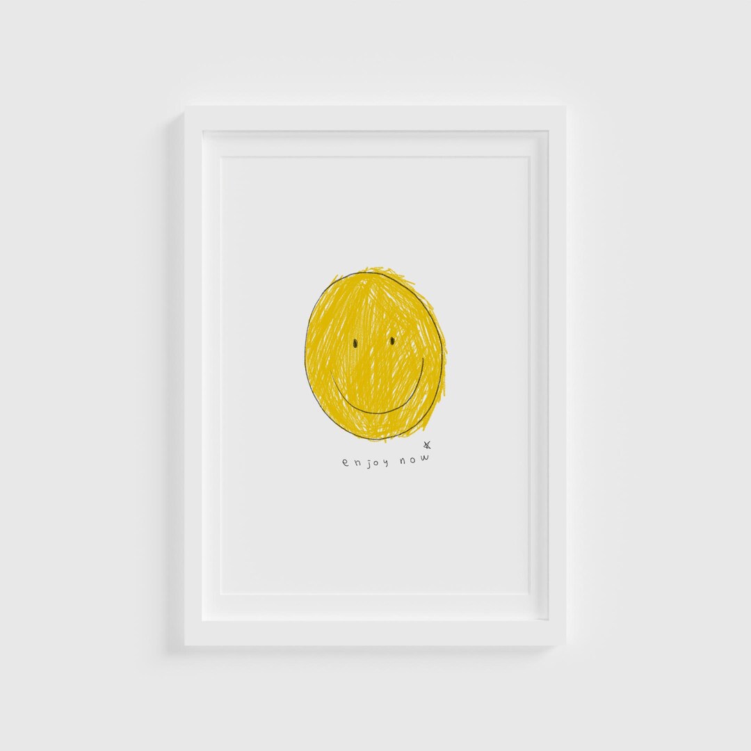Smile Art / Drawing Art / Gift / Home Decor / Smile Print / Gift for ...