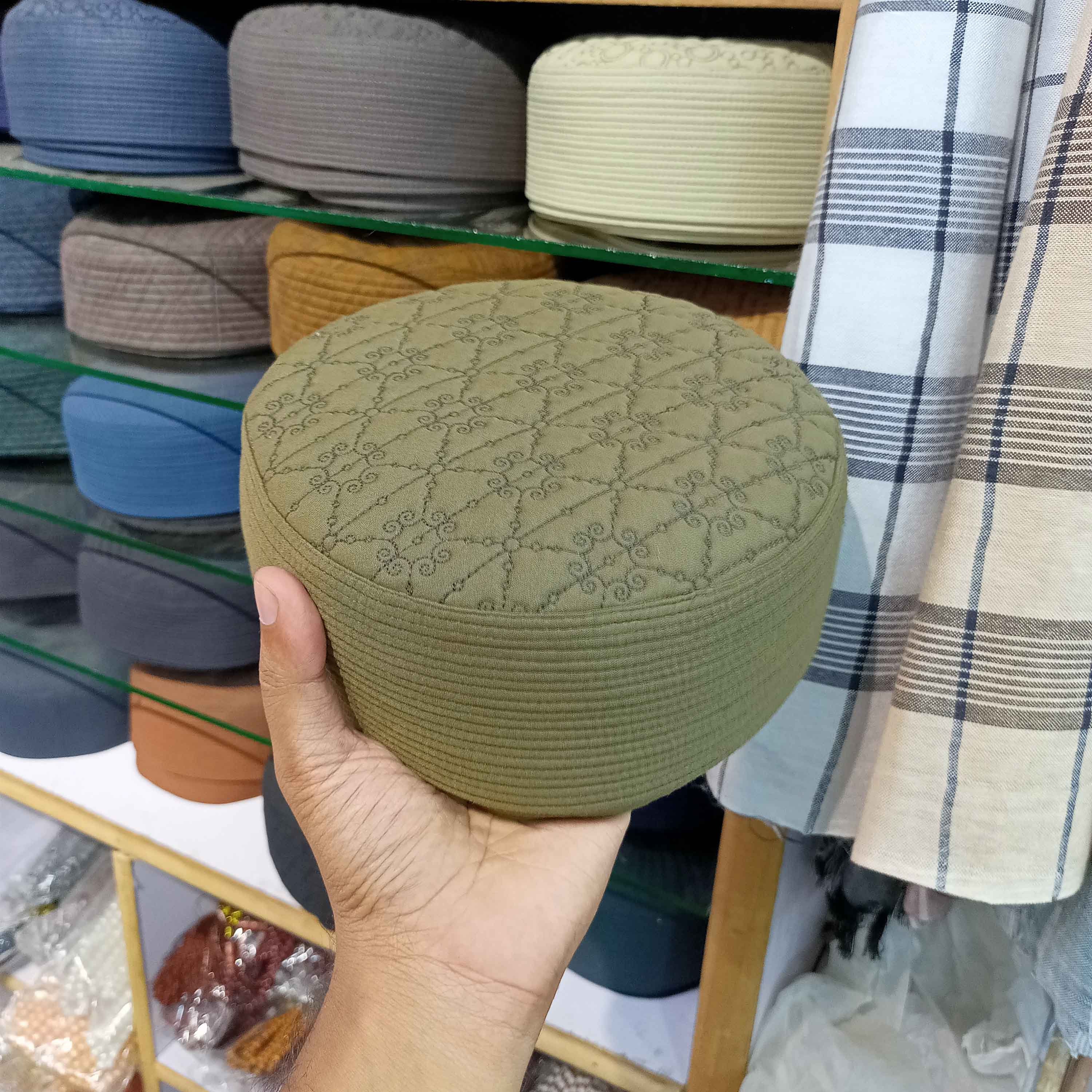 Zain Koofi Hand Made Men Skull Cap Muslim Islamic Prayer Hat Islamic ...