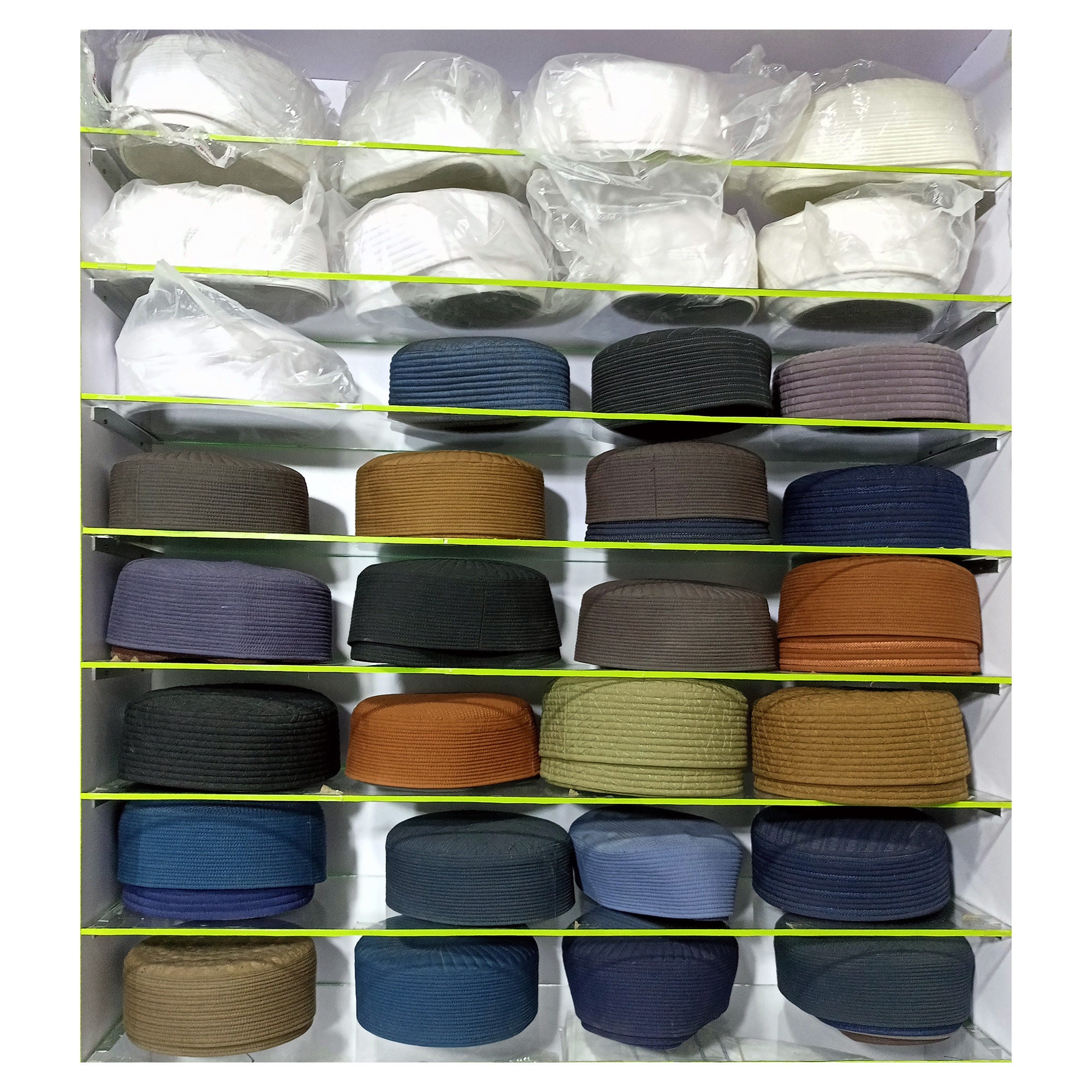 Bundle Offer Kufi Caps Hand Made Men Skull Cap Muslim Islamic Prayer ...