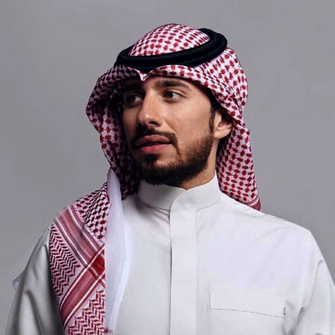 Arab Shawl Scarf Keffiyeh Rumaal Gamcha Red and White Pattern Uni Sex ...