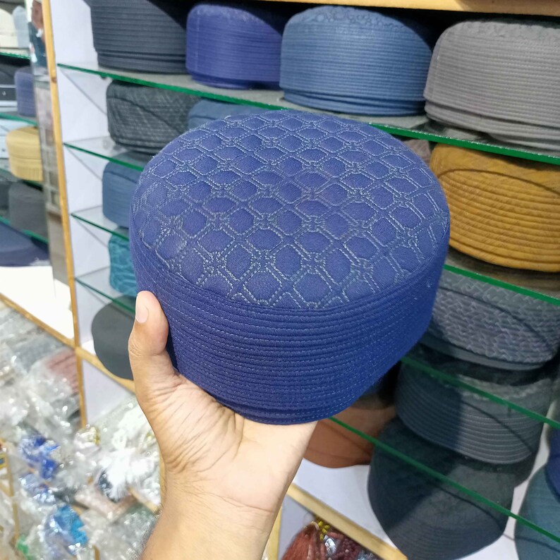 Arham Koofi Hand Made Men Skull Cap Muslim Islamic Prayer Hat Islamic ...