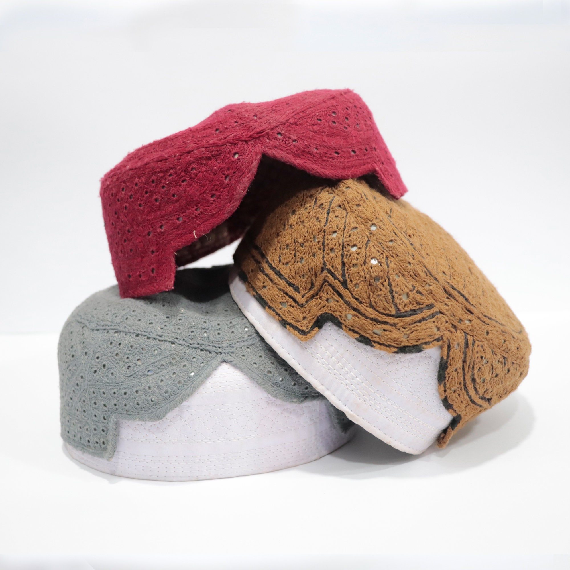 Sindhi Cap topi Islamic Prayer Hat, Sindhi Topi Sindh Hat, Sunnah Wear ...
