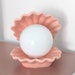 Lampe coquillage Rose Pink Clam shell lamp - Etsy France