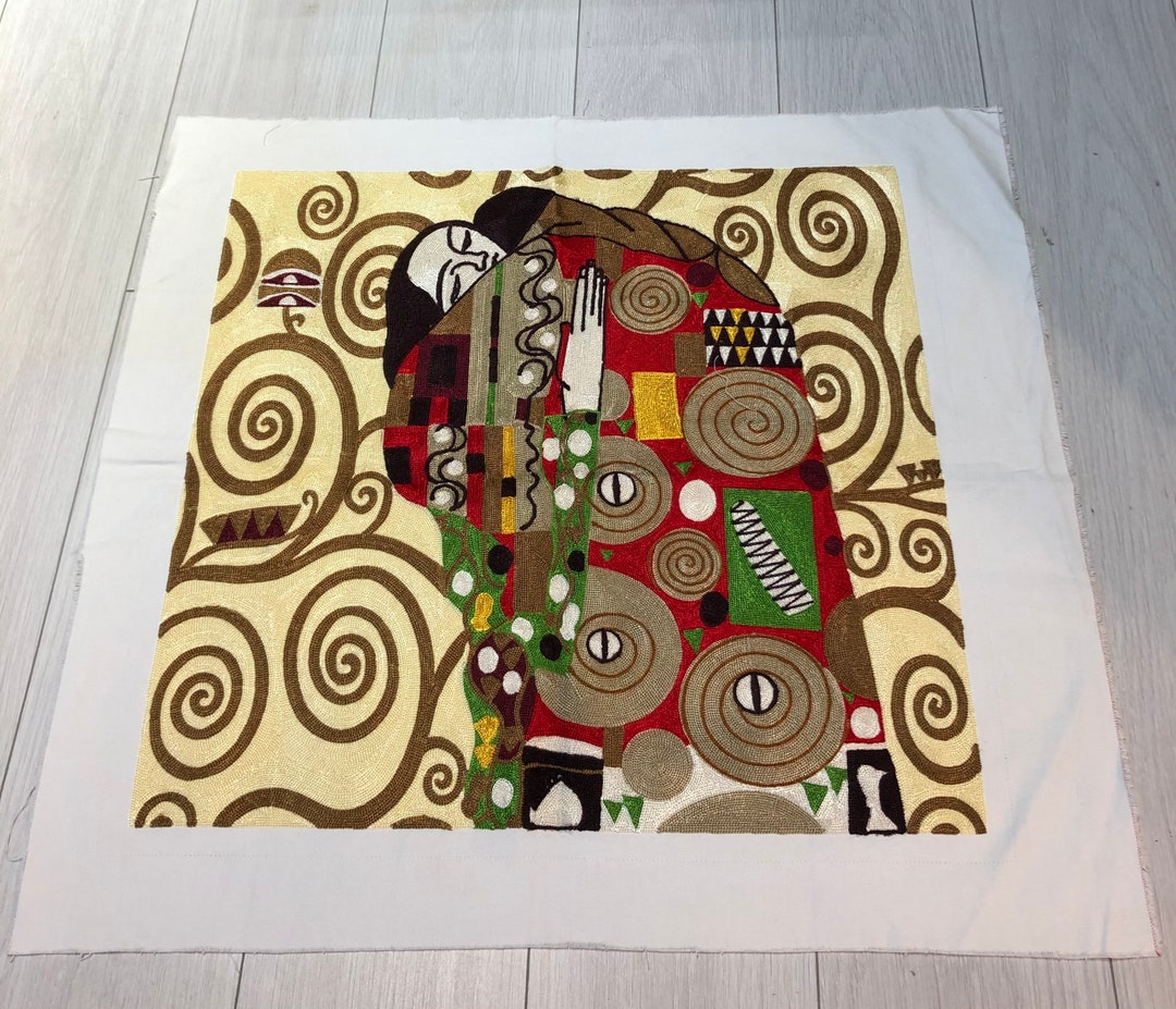 Gustav Klimt Frame Hand Made Silk,embroidery for Frame Modern Art Home ...