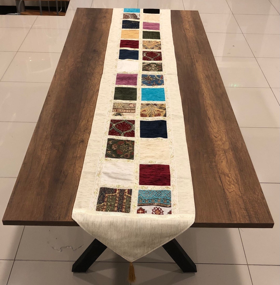 Turkish Table Runner,patcwork Runner,hand Made Runner,decorative Table ...
